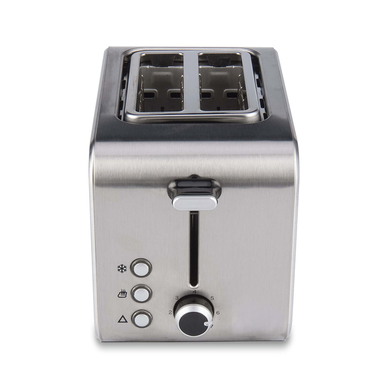 American Micronic 2 Slice Full Stainless Steel Pop up Toaster