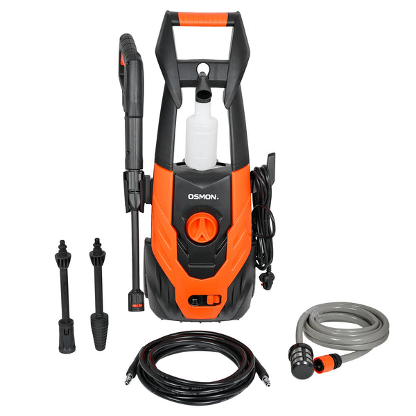 American Micronic 1700W Pressure Washer - Powerful Cleaning with 140 B