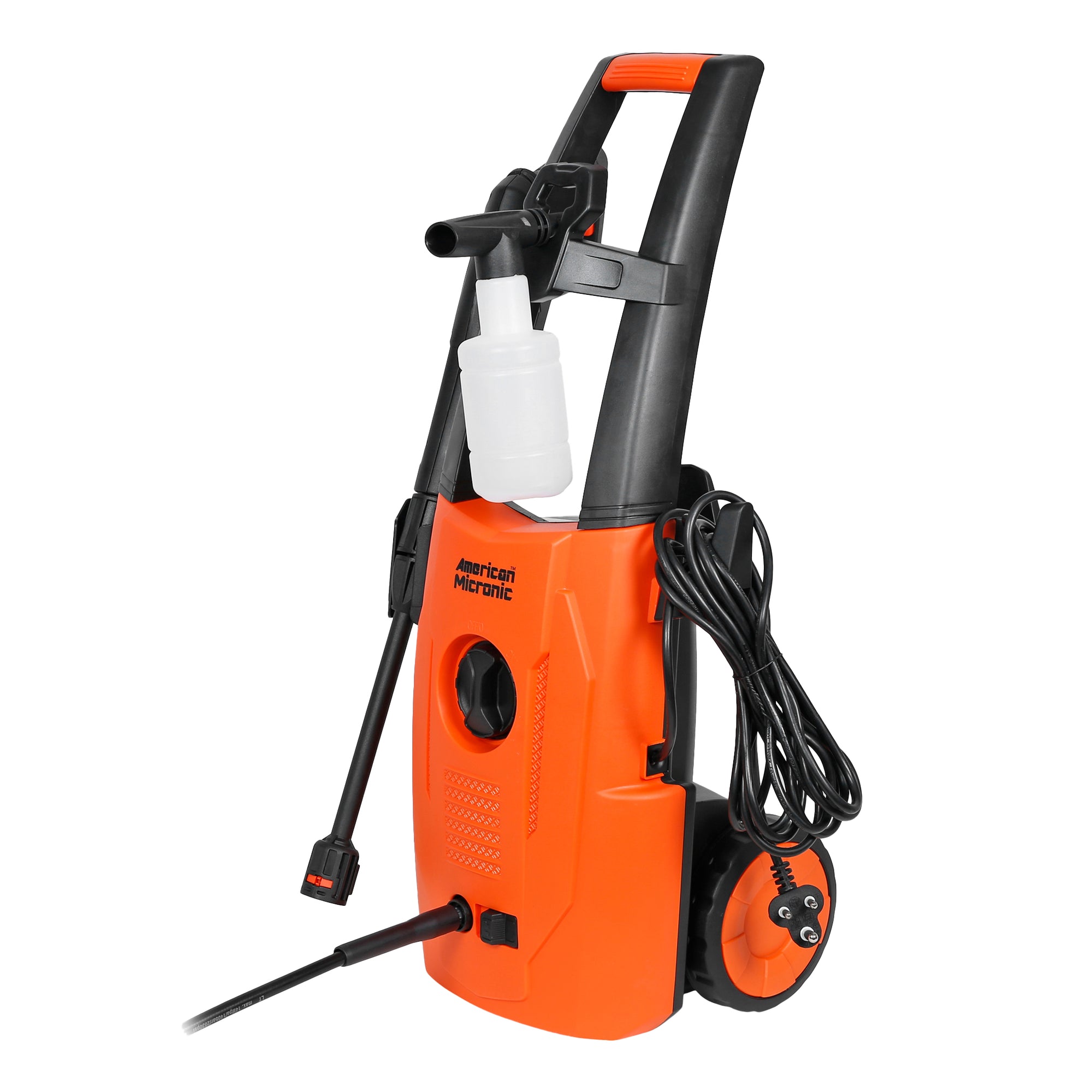 American Micronic 1700W Pressure Washer - Powerful Cleaning with 140 B